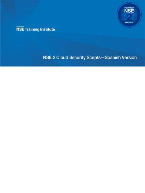 nse 2 cloud security script pdf computación en la nube software