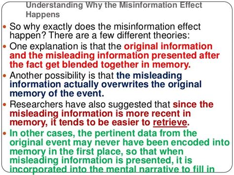 Misinformation Effect