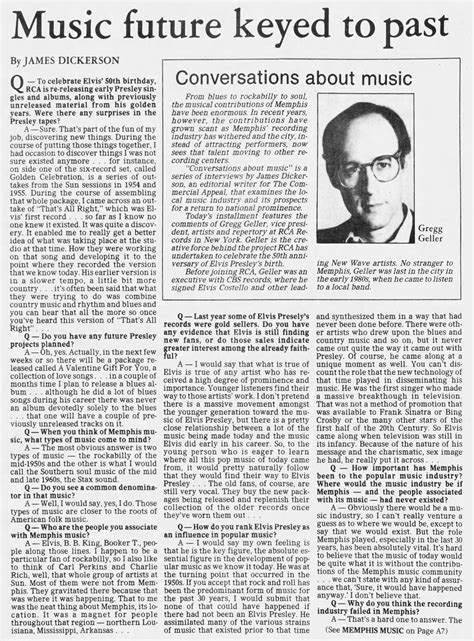 Elvis At Fifty The 1985 Gregg Geller Supervised Elvis Presley Albums