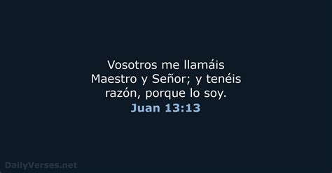 Juan 13 LBLA DailyVerses Net