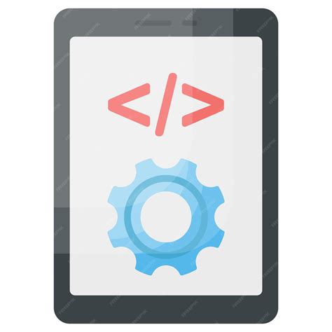 premium vector innovative mobile app concept vector design software