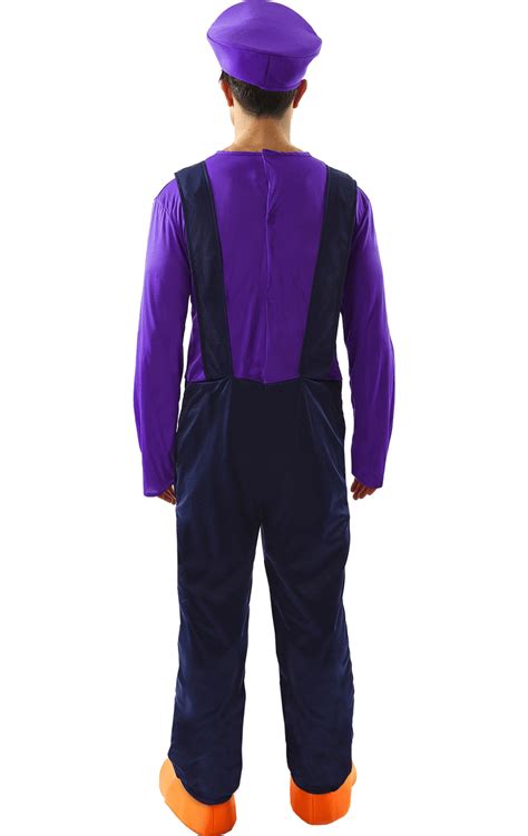 Adult Waluigi Super Mario Costume