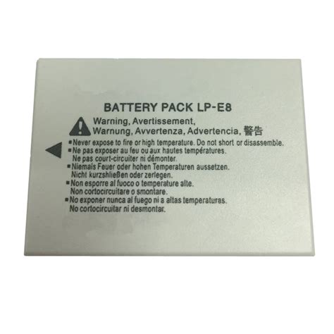 Lp E8 Lp E8 Lithium Batteries Pack Lpe8 Digital Camera Battery For