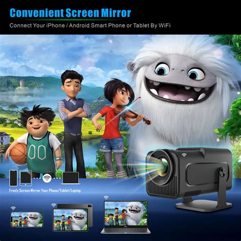 Hy320 Led Movie Projector 1gb 8gb Laser Projector Dual Wifi Bt5 0 4k