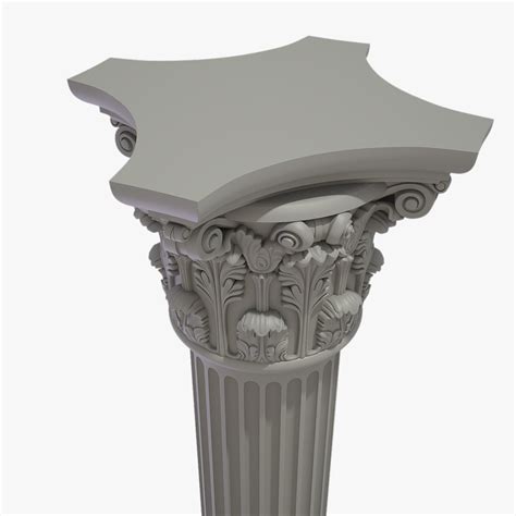 Classical Column C03 3d Model Classical Column C03 3d Model