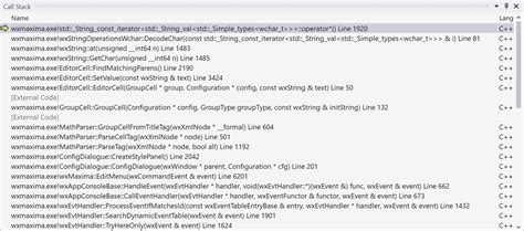 crash when opening settings · issue 1773 · wxmaxima developers