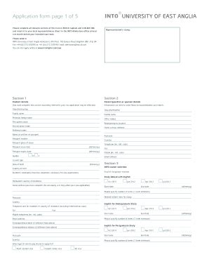 Fillable Online Application Form Page 1 Of 5 Please Complete All