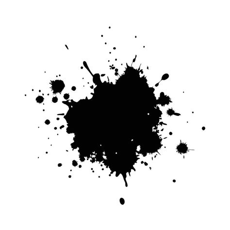 Grunge Ink Splat Isolated White Background 46957800 Vector Art At Vecteezy