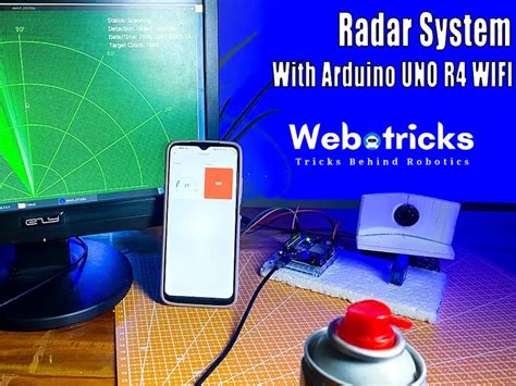 Make A Simple Radar System With Arduino Uno R4 Wifi Board