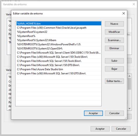 Solución a configuración de variables de entorno STELA Automation made Simple