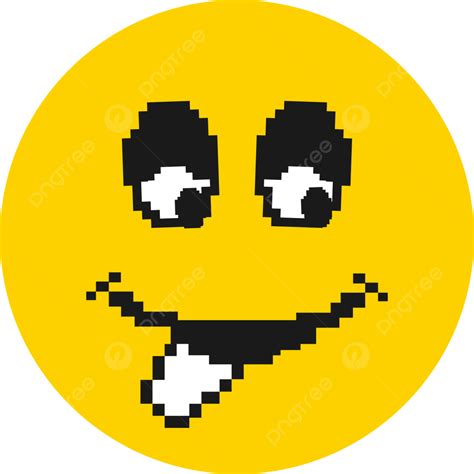 Gambar Ikon Piksel Tersenyum Tersenyum Hari Tersenyum Dunia Ikon Png