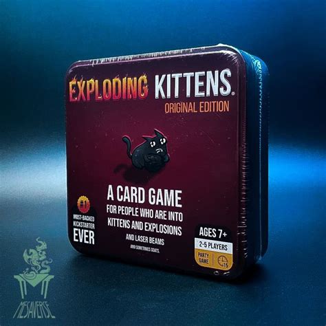 [original] Exploding Kittens Original Edition In Collectible Tin Board