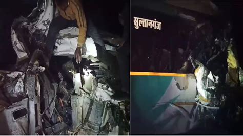 Mp में तेज रफ्तार का कहर रॉन्ग साइड से आ रहे डंपर ने यात्री बस को मारी