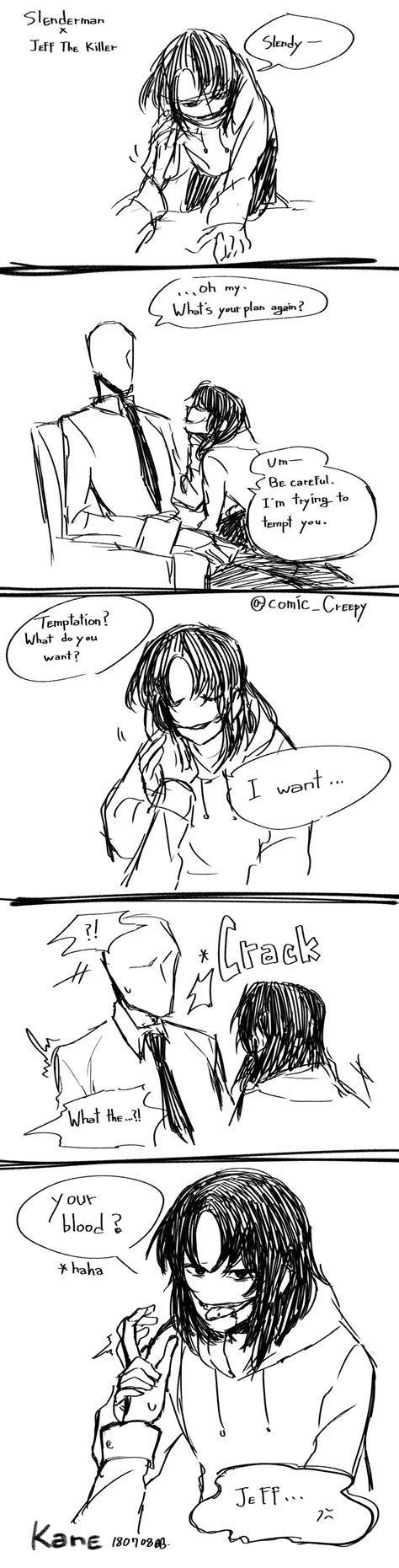 Request Slenderman And Jeff The Killer By Kanehikise On Deviantart
