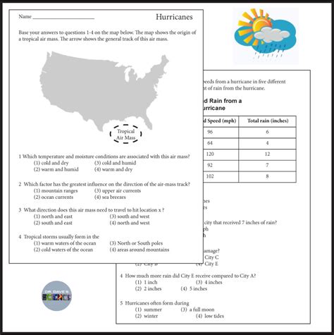 Weather Worksheets Chart Maps Graph And Data Tables Made By Teachers