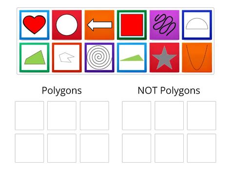 Polygon Or Not A Polygon Sort Group Sort
