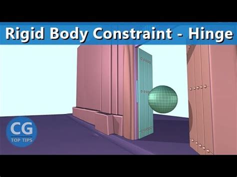 Rigid Body Constraint Hinge in Blender - YouTube