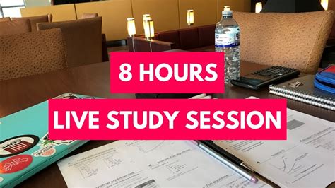Study With Me 8 Hours Real Time Study Session 30 YouTube