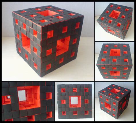 Menger Sponge Level Two By Lonely Soldier On Deviantart