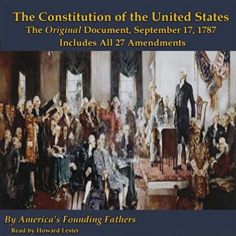 The Constitution Of The United States The Original Document September