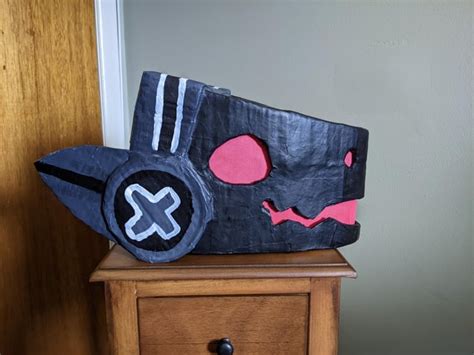 Paper Mache Proto Head R Protogen