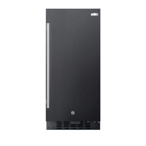 Summit Appliance 25 Cu Ft Glass Door Mini Refrigerator In Black