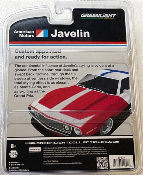 1971 Amc Javelin Amx By Greenlight 1 64 Scale And Smaller The Diecast Zone Forums