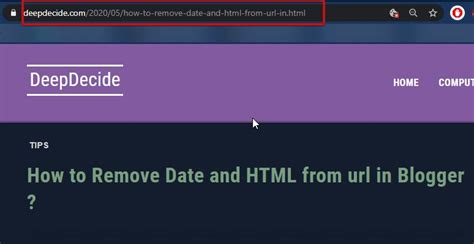 How To Remove Date And HTML From In Blogger Deep Decide