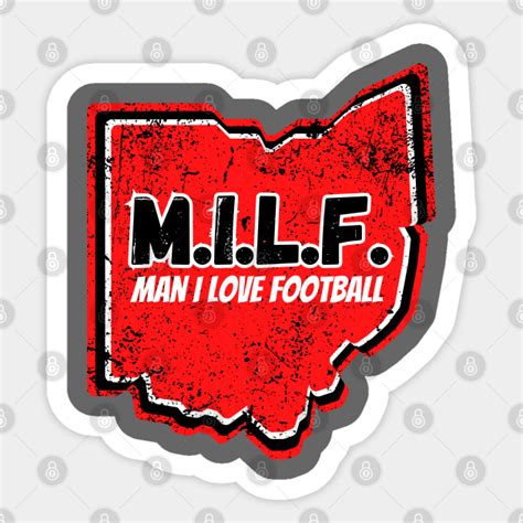 Ohio Milf Ohio State Sticker Teepublic