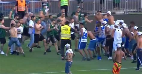 Violencia Y Caos En Brasil Cientos De Hinchas De Cruzeiro Y Coritiba