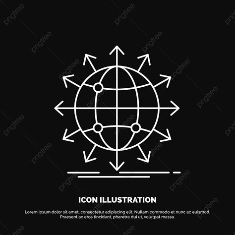 Globe Arrow Arrows Backdrop Background Vector Illustration Arrows
