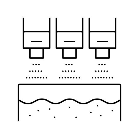 Bleaching System Line Icon Vector Illustration 19001538 Vector Art At