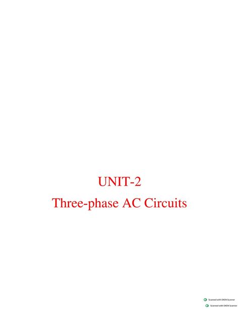 Three Phase AC Circuits Electrical Engineering Studocu