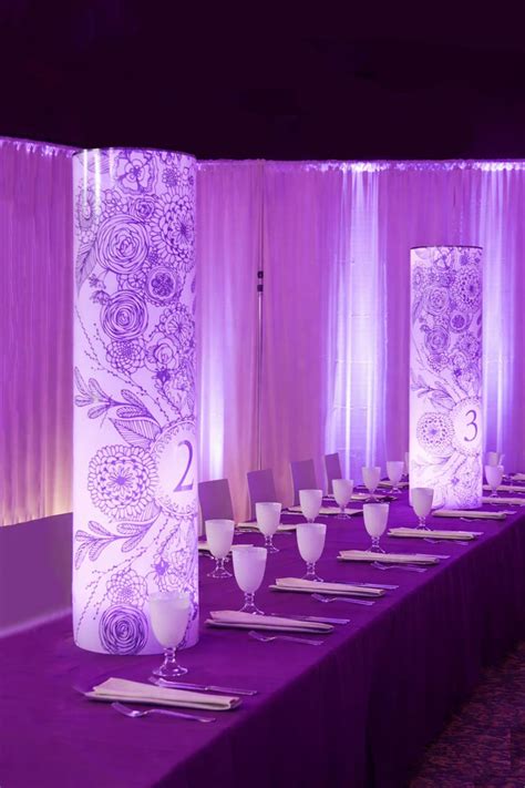 Custom Led Light Up Centerpiece Party And Corporate Event Decor Etsy