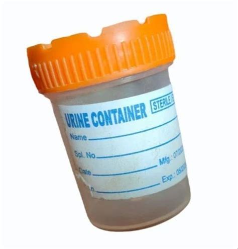 Plastic Urine Sample Container For Clinichospital And Laboratory At