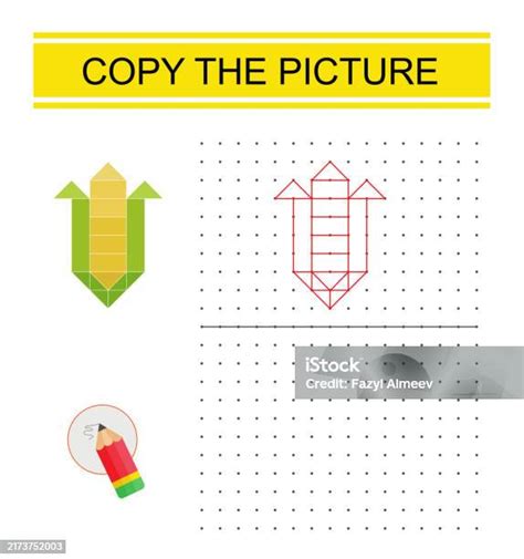 점을 연결하여 만화 옥수수 그림을 복사하십시오 도트 투 도트 복사 연습 4 5세에 대한 스톡 벡터 아트 및 기타 이미지 4