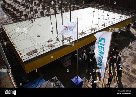 The Offshore Platform Borwin Beta Is Placed In The Docks Of The Nordic