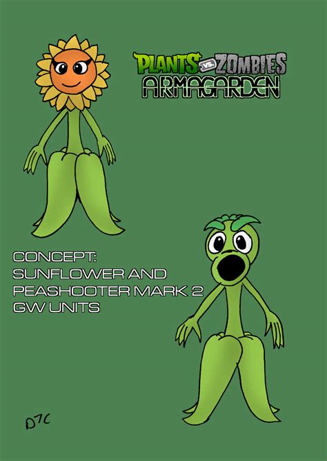 Concept Sunflower And Peashooter Mark 2 Gw Units By Rose Supreme On