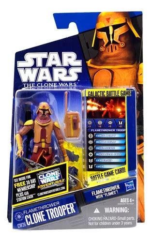 Star Wars The Clone Wars Flamethrower Clone Trooper Cw26