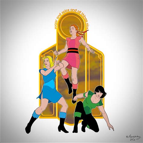 “sugar And Spice And All Things Nice” Powerpuff Girls Fan Art By Me