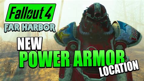 Fallout 4 Far Harbor NEW POWER ARMOR Vim Paint Job Location Far Harbor New Items YouTube