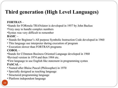 4 Evolution Of Programming Languages Ppt