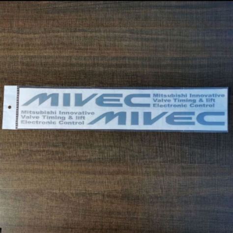 👍 2pcs Mivec Mitsubishi Car Sticker Set Lazada