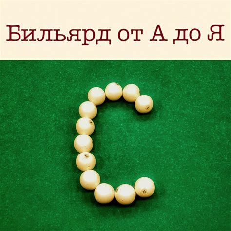 Литера С школа бильярда Татьяны Максимовой