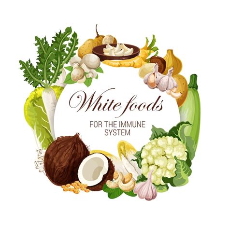 Premium Vector Color Diet White Food Nutrition Veggies And Nuts