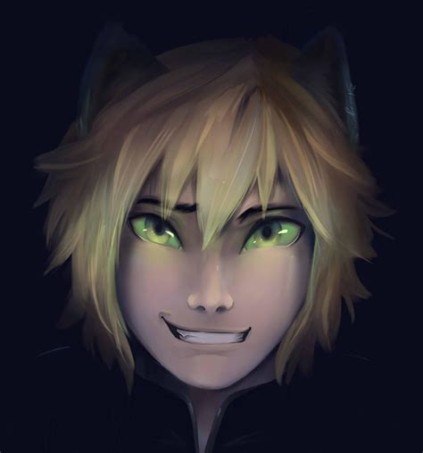 Chat Noir Maskless By Strangerina On Deviantart