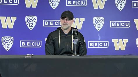 Ryan Grubb Monday Press Conference Notes