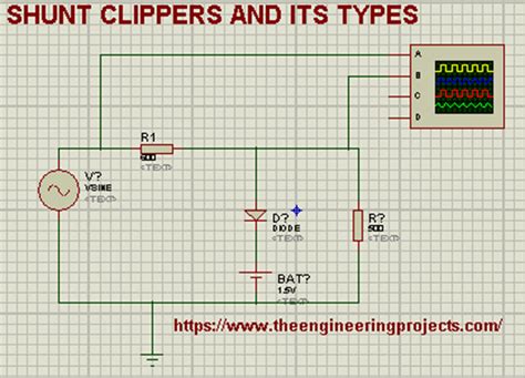 Shunt Clippers And Dual Clippers In Proteus ISIS The Engineering Projects