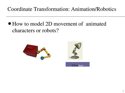 Ppt Composite Transformations And Forward Kinematics Powerpoint