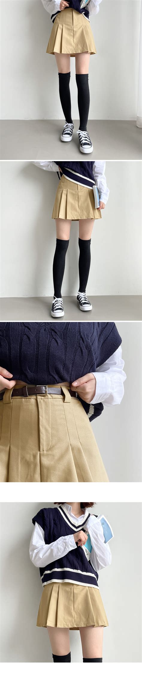 잇진 벨트포함속바지 플리츠 테니스 치마바지 미니스커트